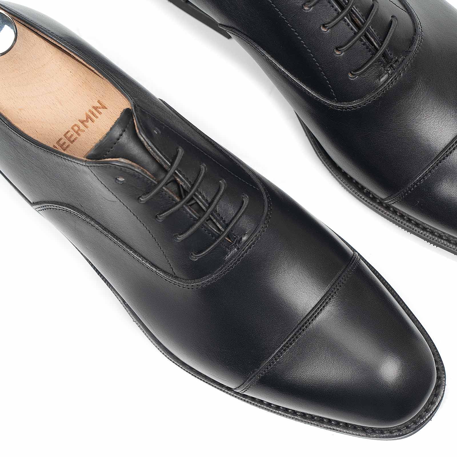 514150 - BLACK SILKCALF - E – Meermin Shoes - North America