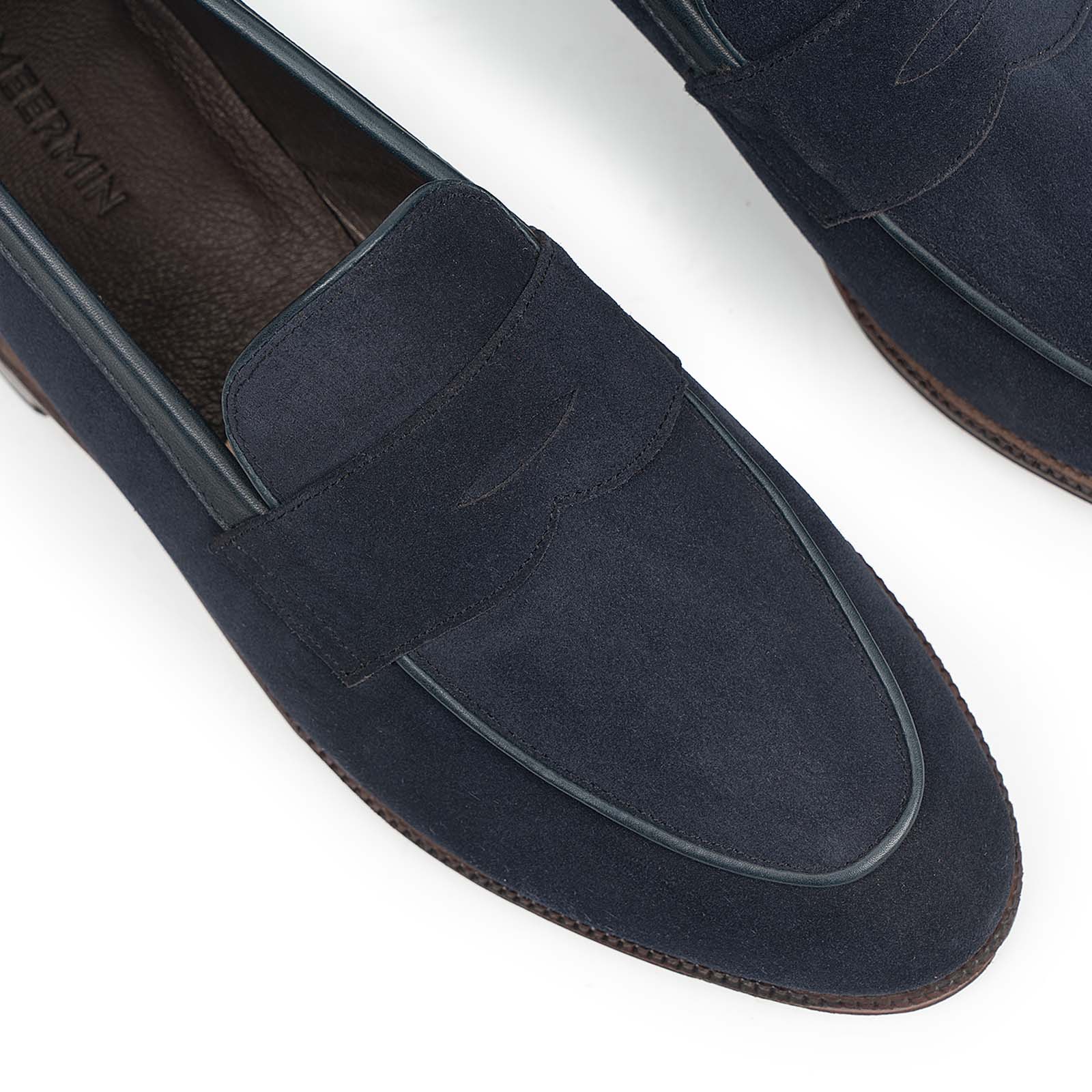 514270 - NAVY SUEDE - E – Meermin Shoes - North America
