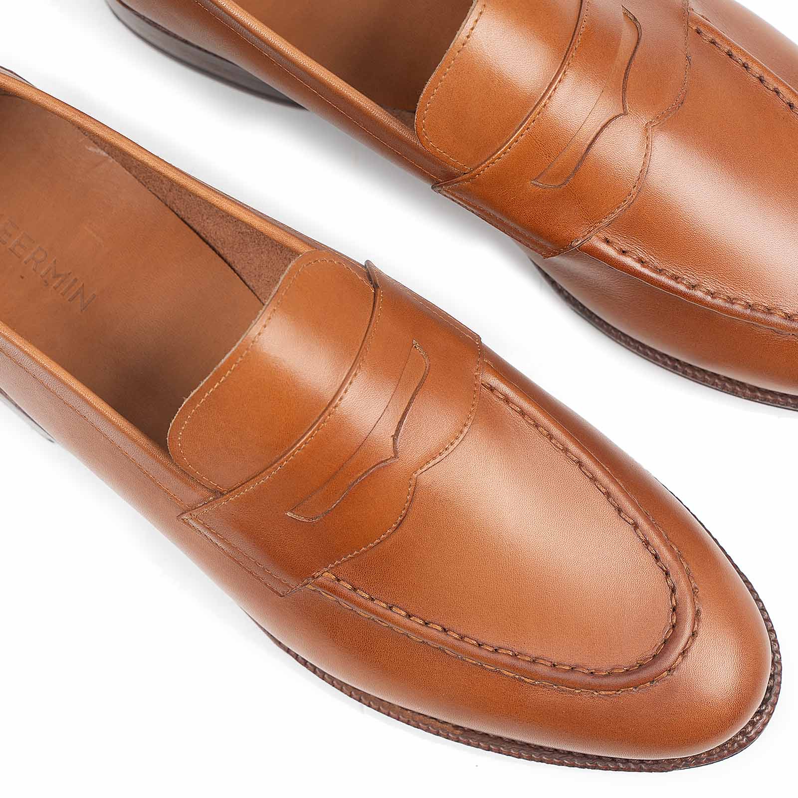 514511 - TAN ANTIQUE CALF - E – Meermin Shoes - North America